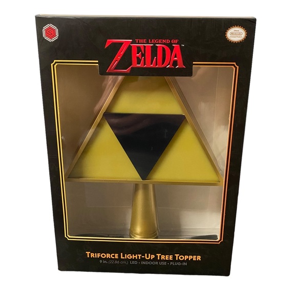 Holiday | Legend Of Zelda Triforce Plug In Light Up Christmas Tree ...